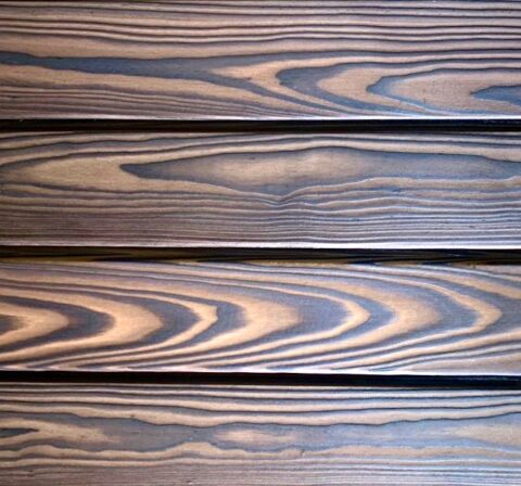 Tiga Wood | Burnt Larch Cladding manufactured by Capricorn Eco Timber